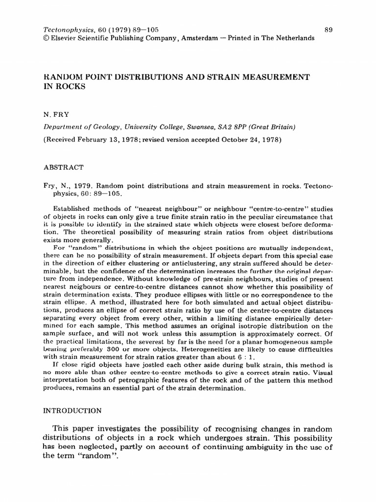 Fry 1979 | PDF | Cluster Analysis | Applied Mathematics