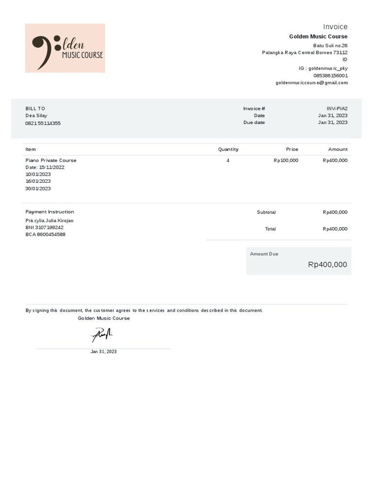 Invoice Dea PDF | PDF | Accounting