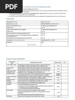 Allergen Risk Assessment Template 1 | PDF | Allergen | Food Industry