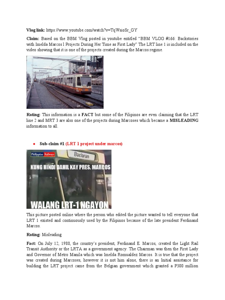 LRT 1 | PDF | Rapid Transit | Rail Infrastructure