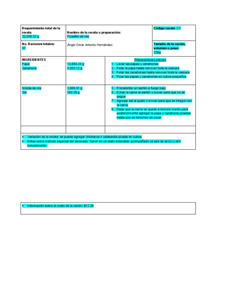 FORMATO BLOCK EJEMPLO | PDF