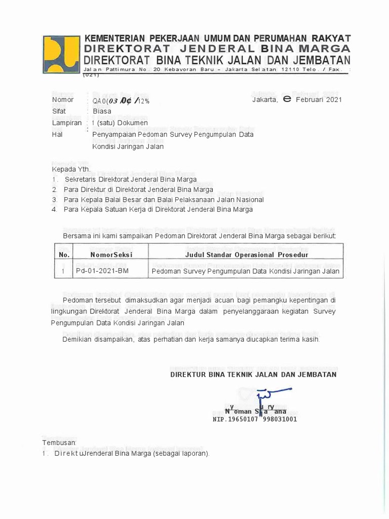 Pedoman Survey Jalan Dan Jembatan | PDF | Sains & Matematika ...