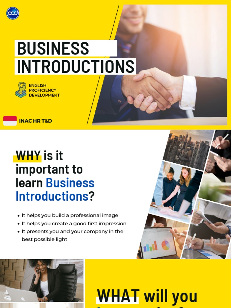 01 Business Introductiom | PDF | Human Communication | Linguistics