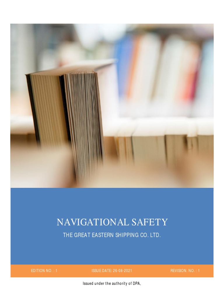 Chapter 5 - Navigational Safety | PDF | Navigation | Navigator