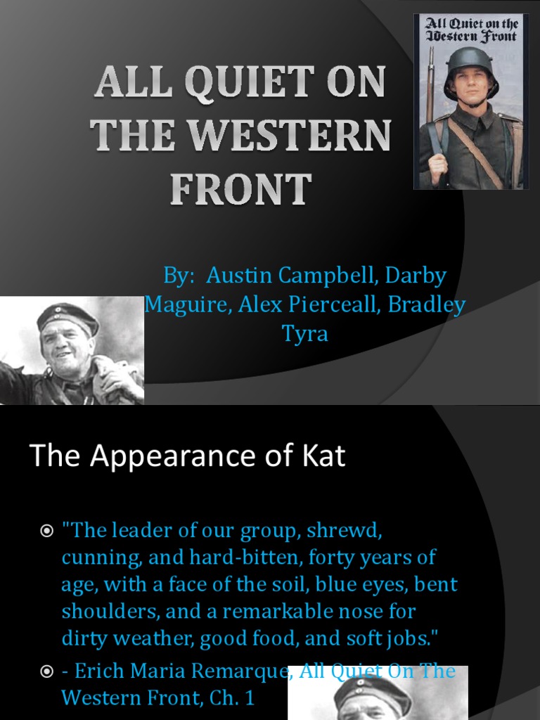 Katczinsky: The Resourceful Leader | PDF