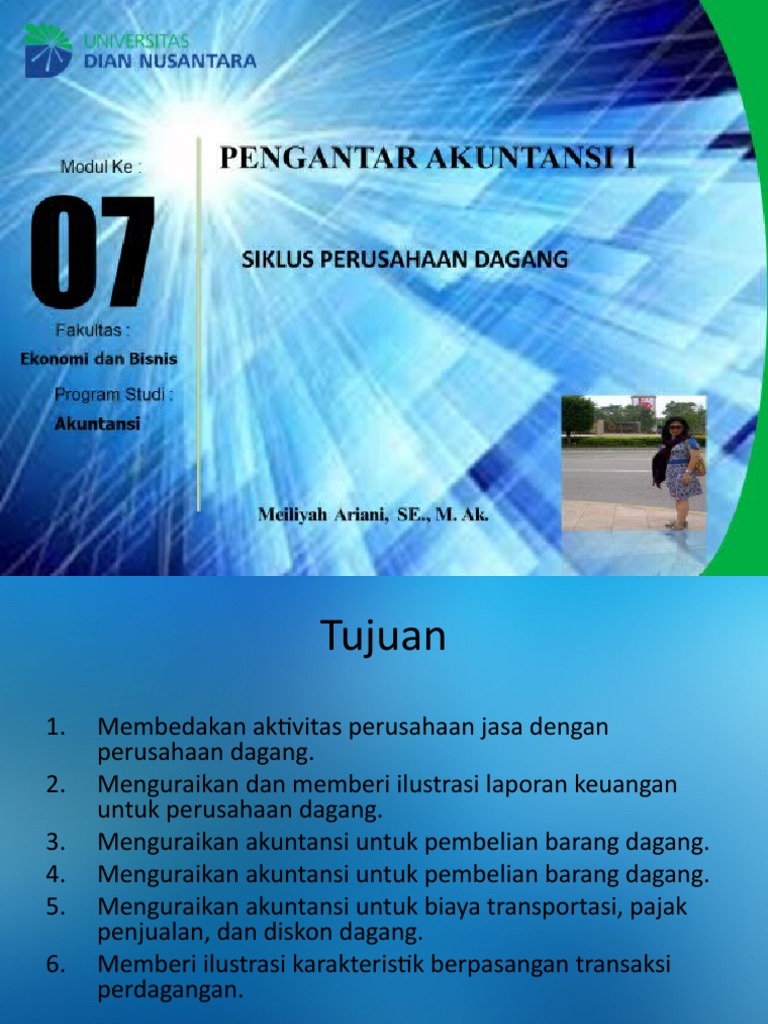 7.PPT - PA1 - Akuntansi Usaha Dagang | PDF