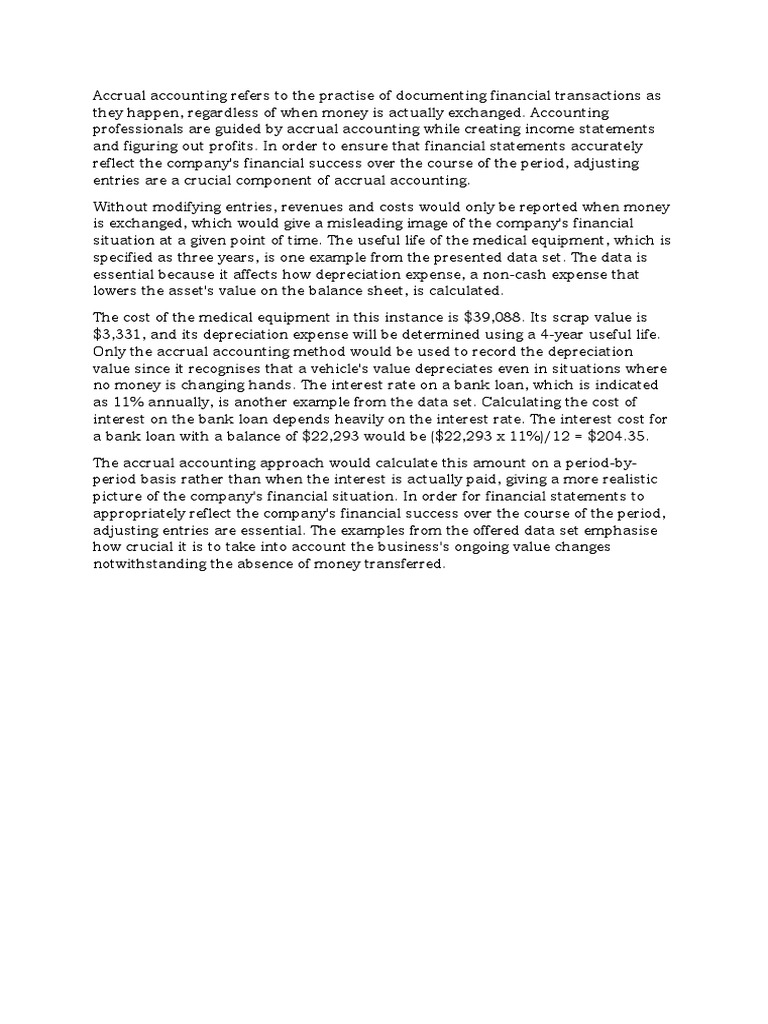 ACC1100 Manual Assignment Part 2 | PDF