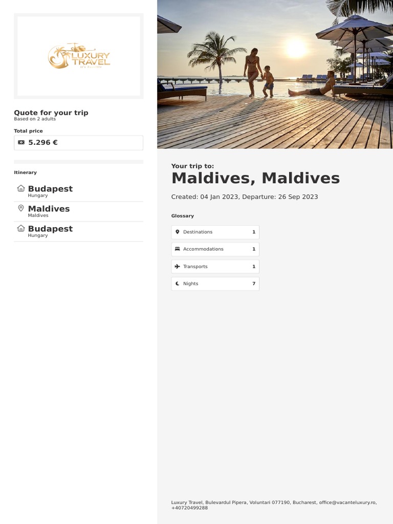 Maldive | PDF | Water