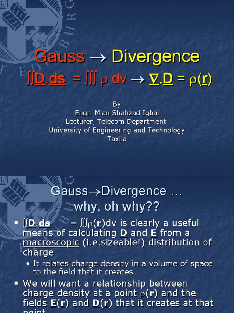 CH 03 Divergence | PDF | Mathematical Objects | Mathematical Physics