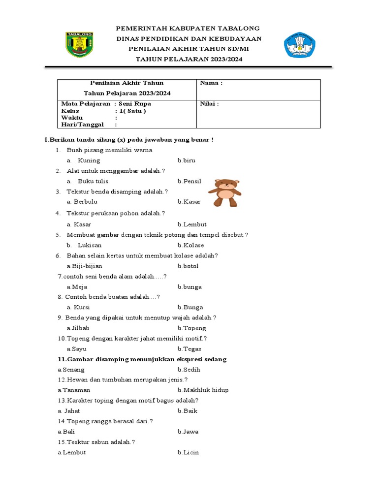 Kolase Biji-Bijian dan Topeng dalam Seni Rupa | PDF