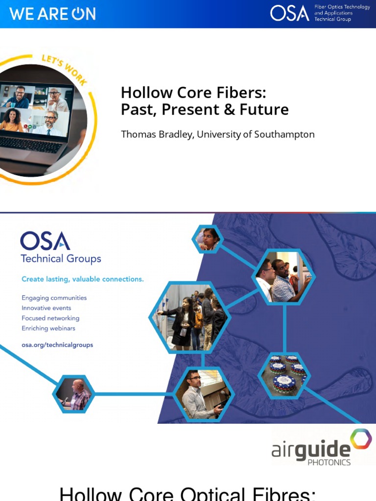 Hollow Core Fibers Past Present and Future | PDF | Optical Fiber ...