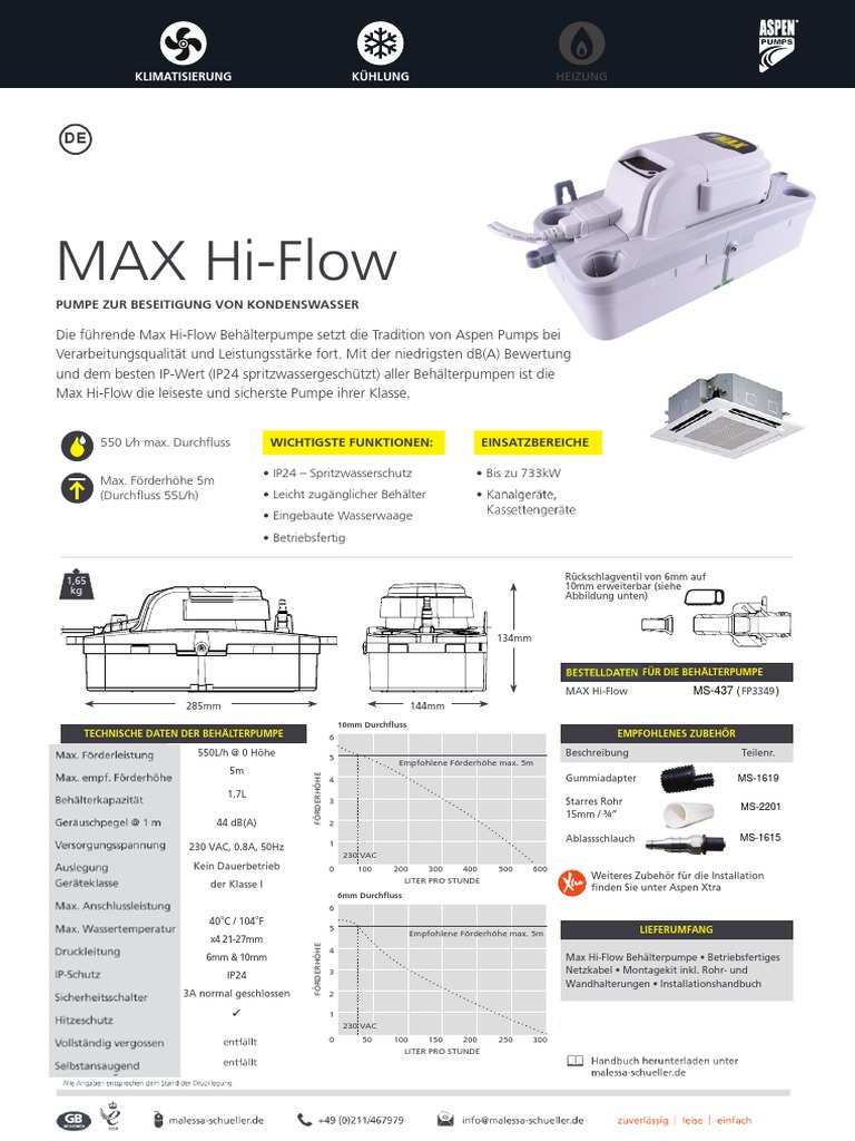 Ms-437 Max Hi-Flow | PDF