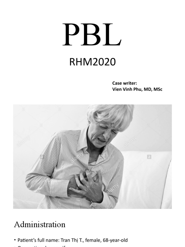 Chest Pain Case Study: 68-Year-Old Female | PDF | High Density ...