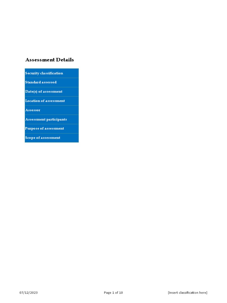 ISMS FORM 00 4 ISO 27001 Gap Assessment Tool | PDF | Information ...