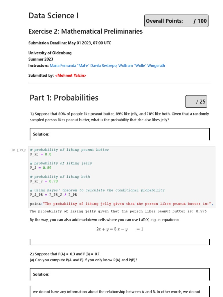 Exercise2 Submission Group 12 Yalcin Mehmet | PDF | Spearman's Rank Correlation Coefficient | Mean