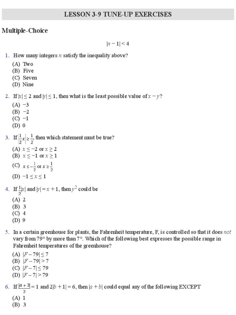 Barron's SAT Math Workbook 6th | PDF