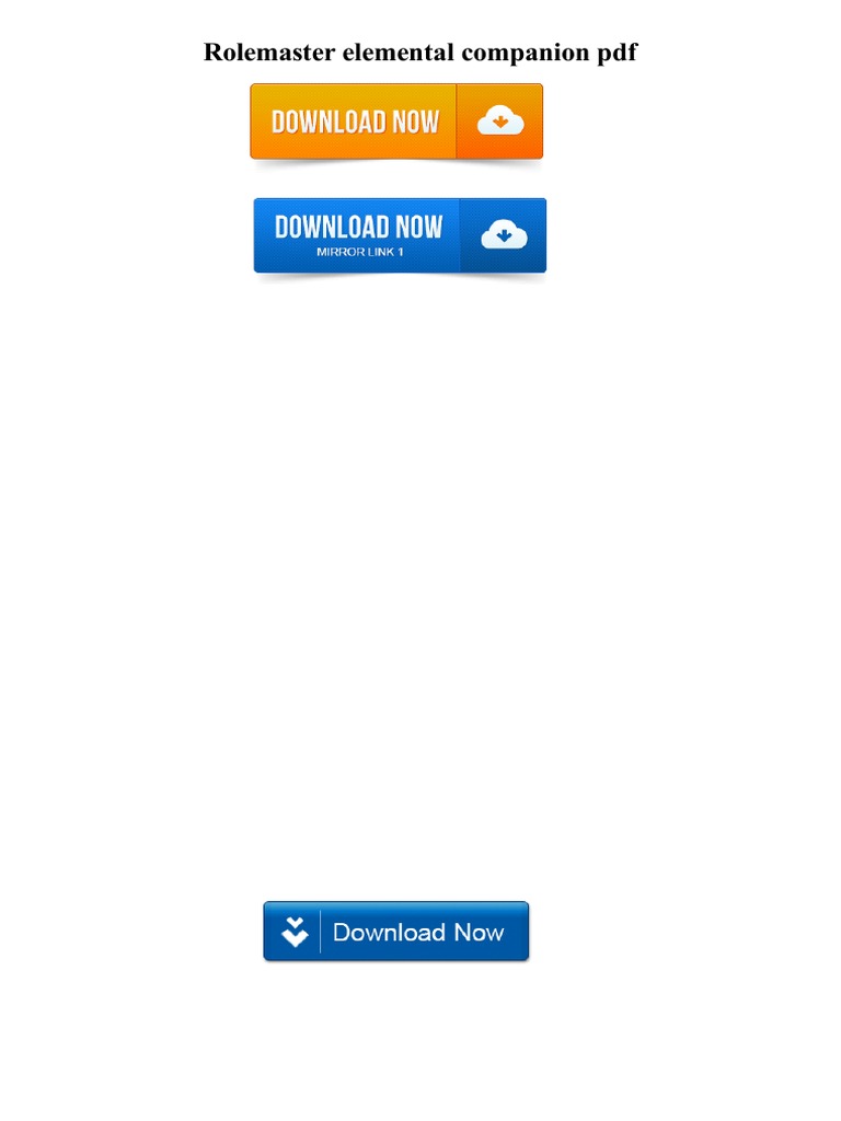 Vdocuments - MX Rolemaster Elemental Companion PDF Elemental Companion ...