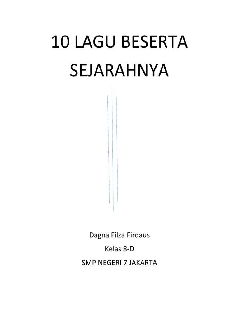 10 Lagu Beserta Sejarah Dagna | PDF