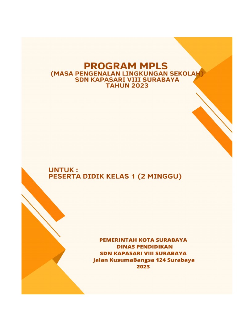Program MPLS SDN Kapasari VIII 2023 | PDF
