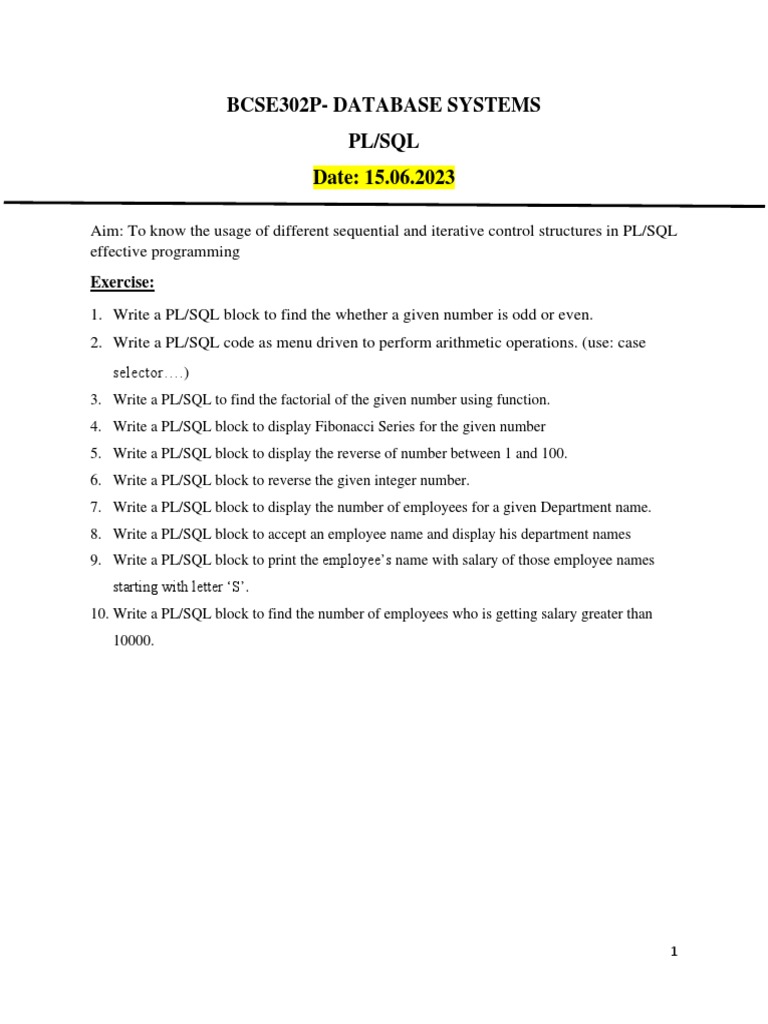 DBMS Lab Ass 4 QP | PDF