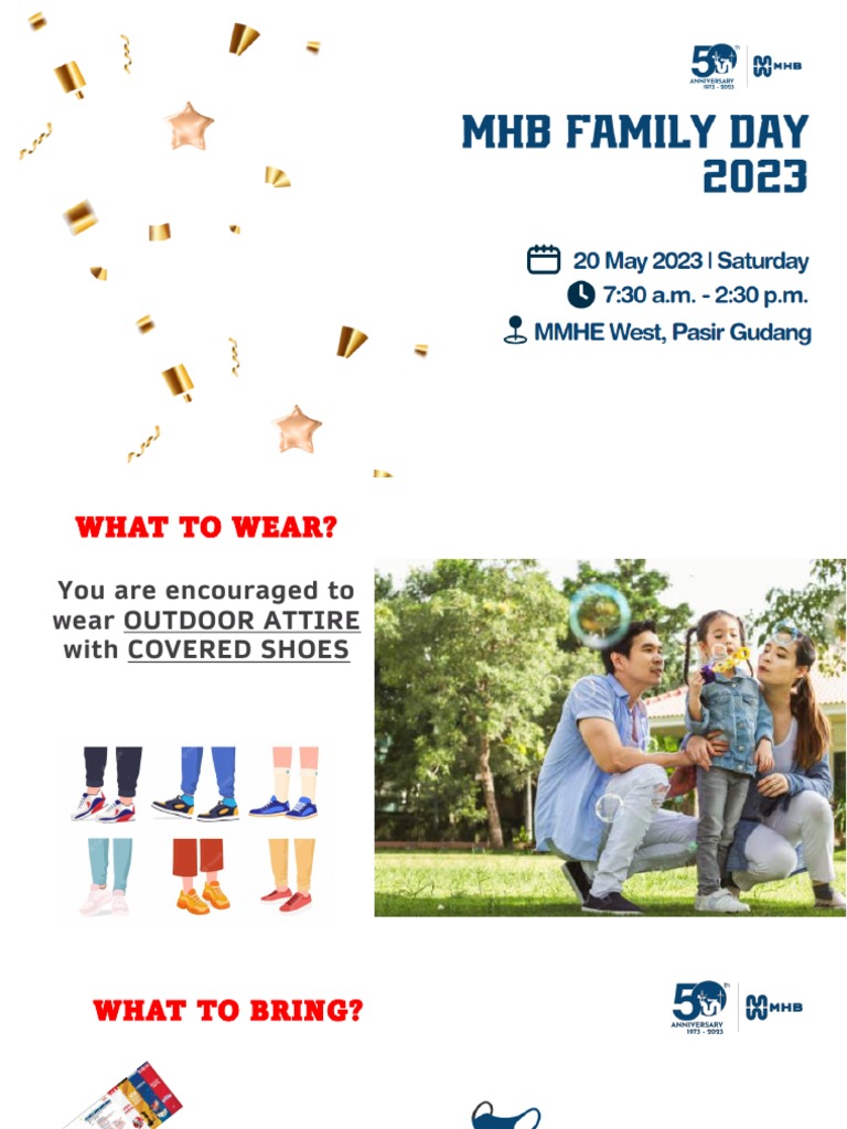 MHB Family Day 2023 I Info Before You Go | PDF