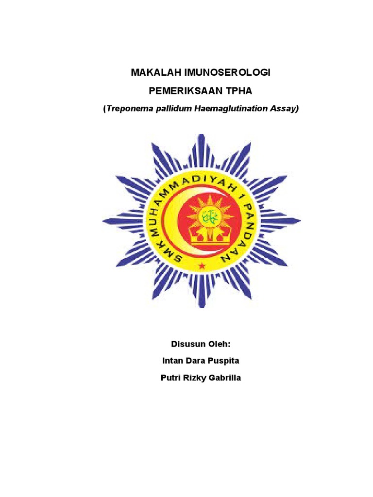 Makalah Imunoserologi Pemeriksaan Tpha KW | PDF