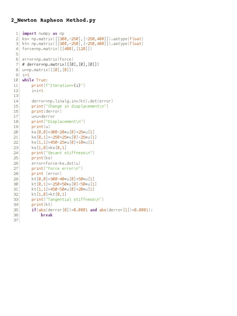 2 - Newton Raphson Method | PDF