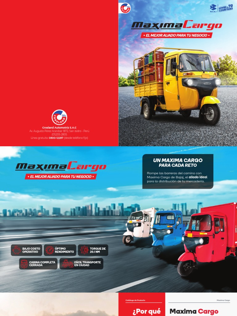 Catálogo Maxima Cargo | PDF | Tecnología de vehículos | Estilos de ...