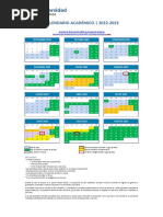 Calendario Ciclo Escolar Unisa 2022 2023 | PDF