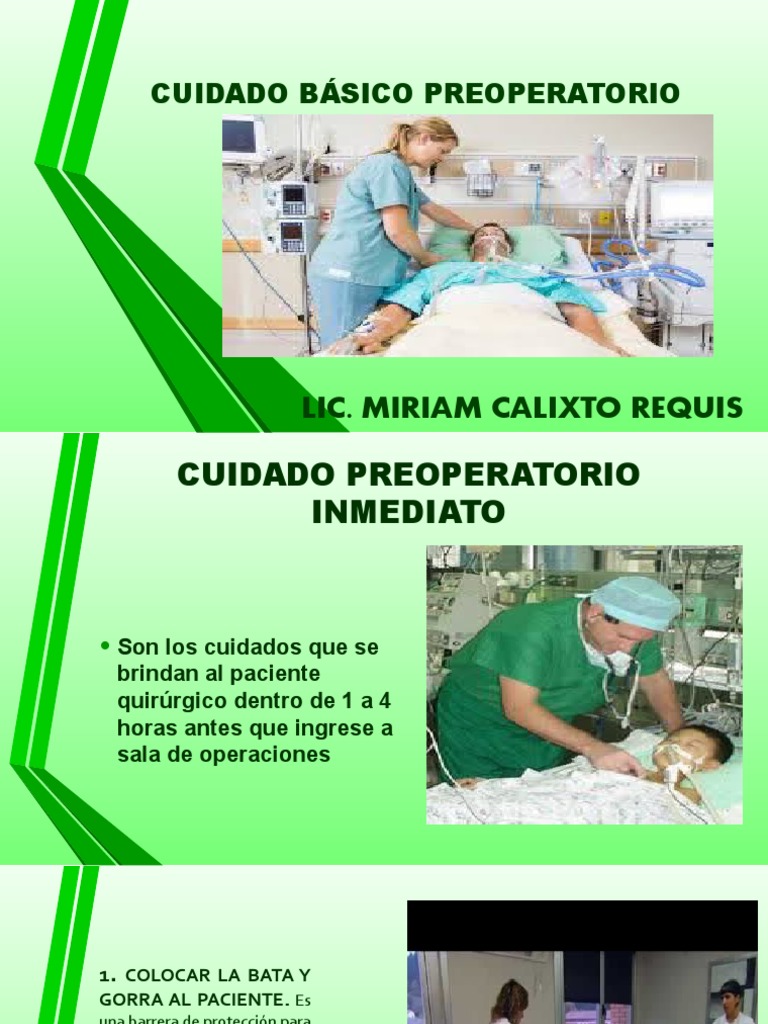 Cuidado Postoperatorio Inmediato | PDF