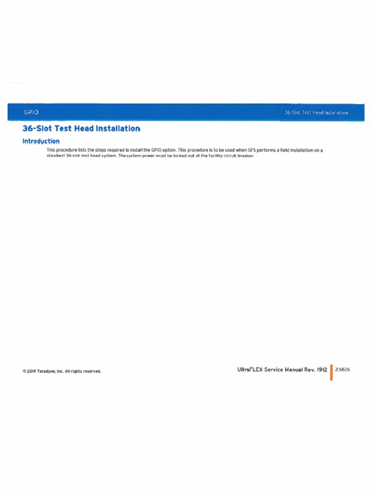 GPIO - 36 Slot Installation | PDF GPIO - 36 Slot Installation | PDF
