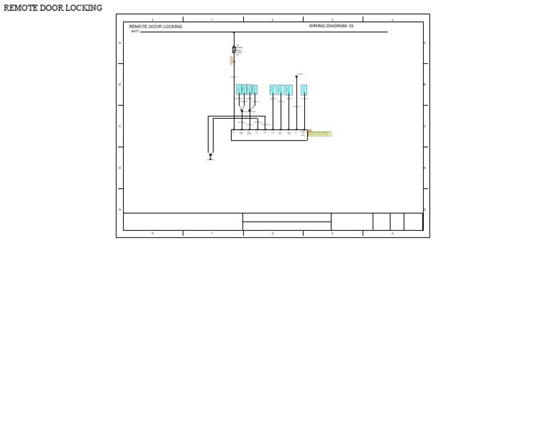 Wiring Diagram: Ig Remote Door Locking | PDF