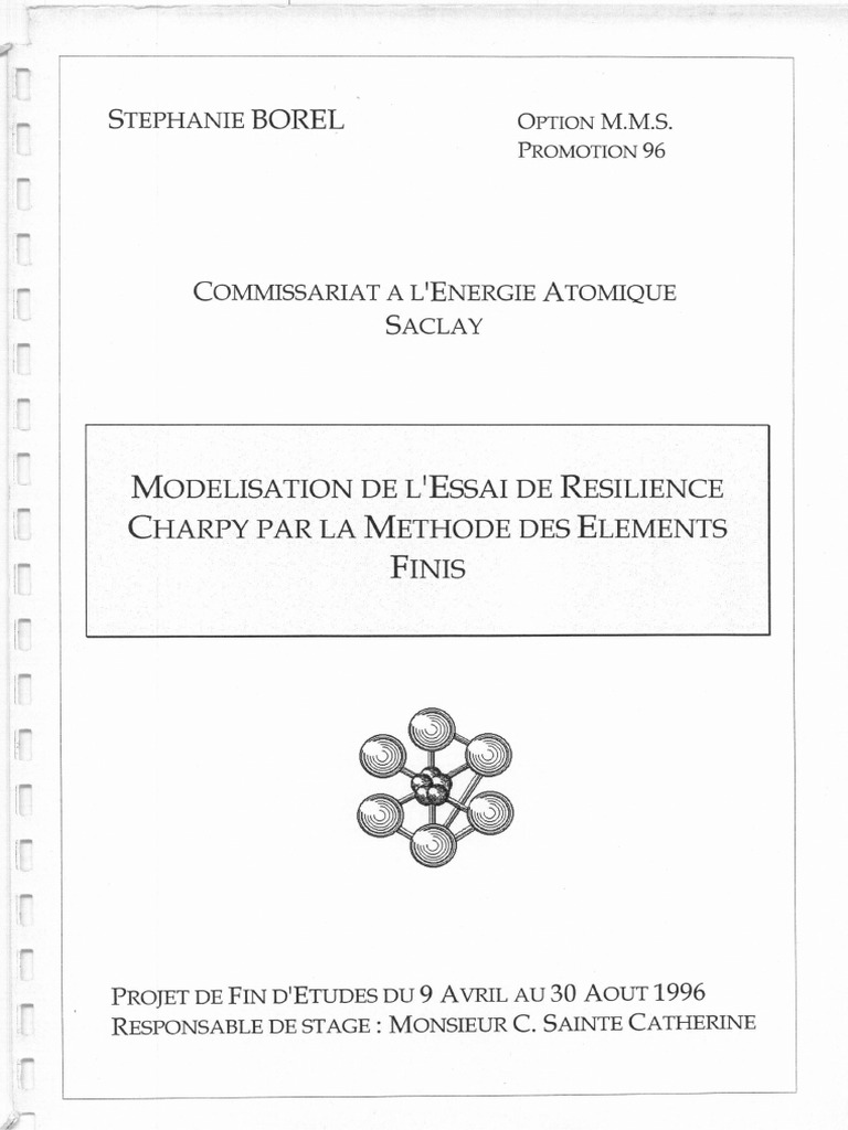 Essais de Résilience - Modélisation | PDF | Science des matériaux ...