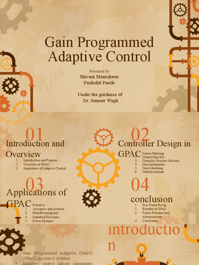 Gain Programmed Adaptive Control Overview | PDF | Control Theory | System