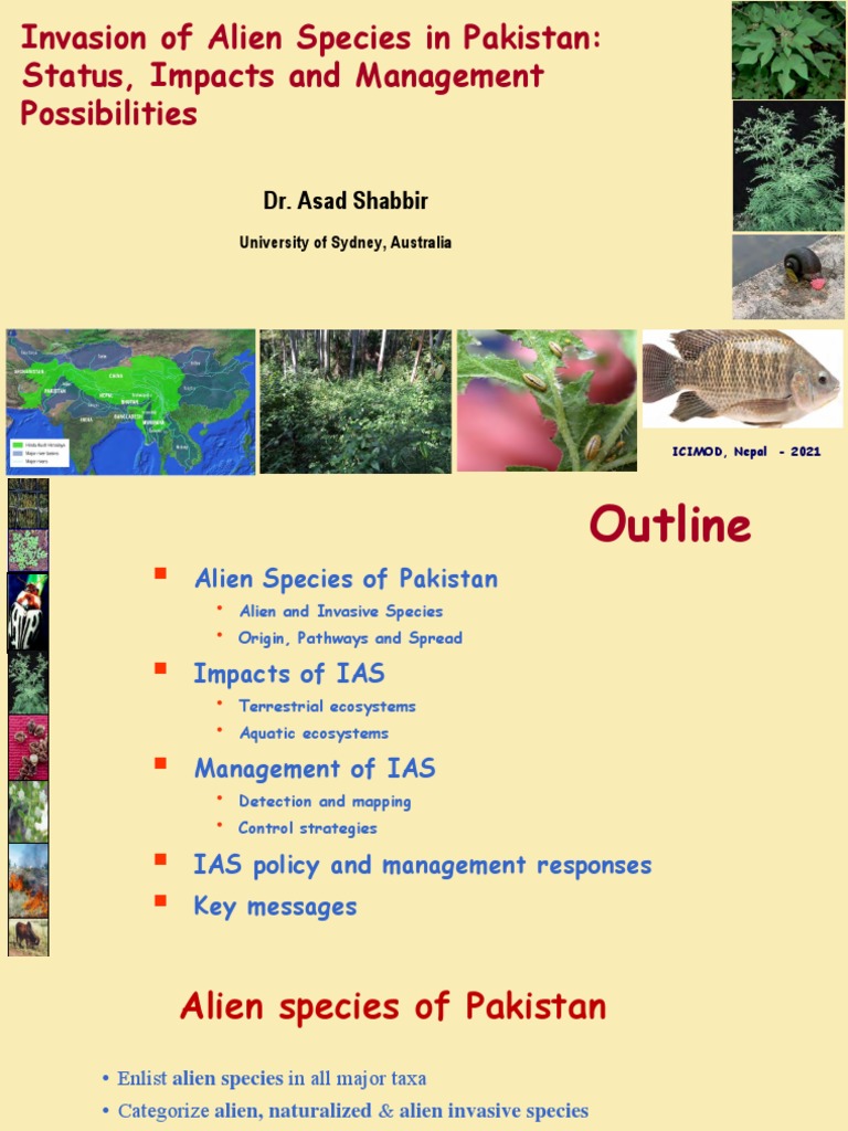 Alien Invasive Species in Pakistan: Overview | PDF | Invasive Species ...