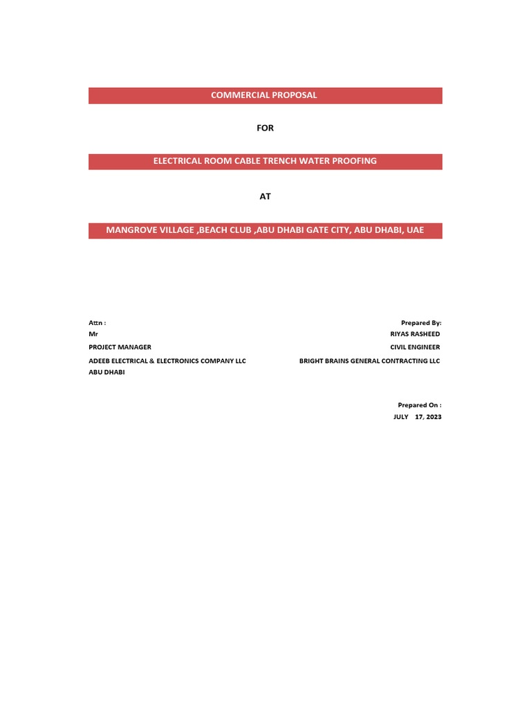 BBGC QS RR-302 07 2023 Water Proof | PDF | Paint | Plaster