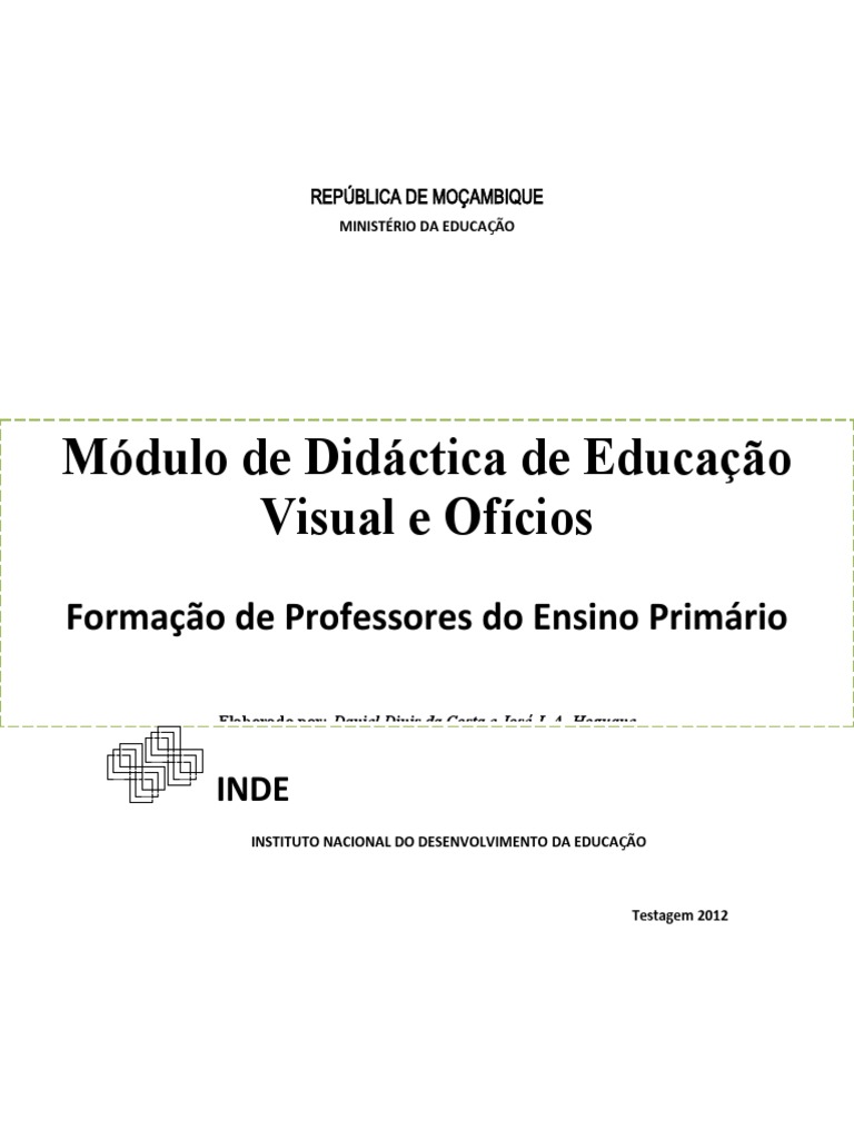 Didática da Educação Visual e Ofícios | PDF | Aprendizado | Desenho
