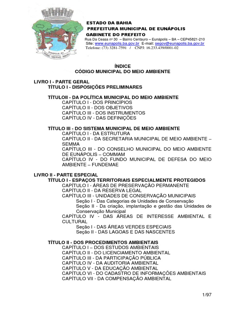 Lei 806 19 12 Código Do Meio Ambiente Pdf Ambiente Natural