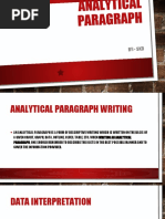 Analytical paragraph- key words | PDF
