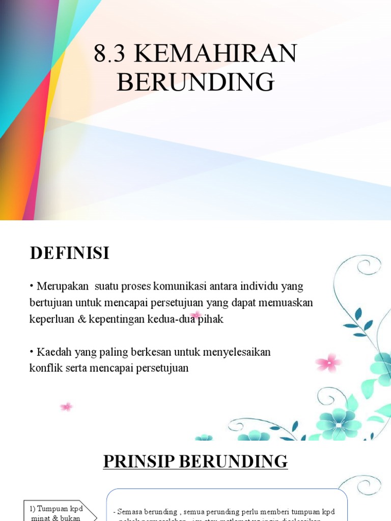 8.3 Kemahiran Berunding | PDF