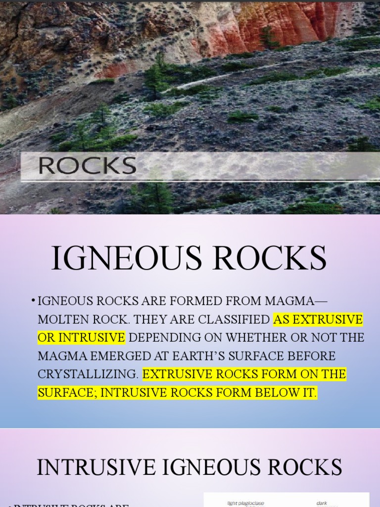 Rocks | PDF | Igneous Rock | Rock (Geology)