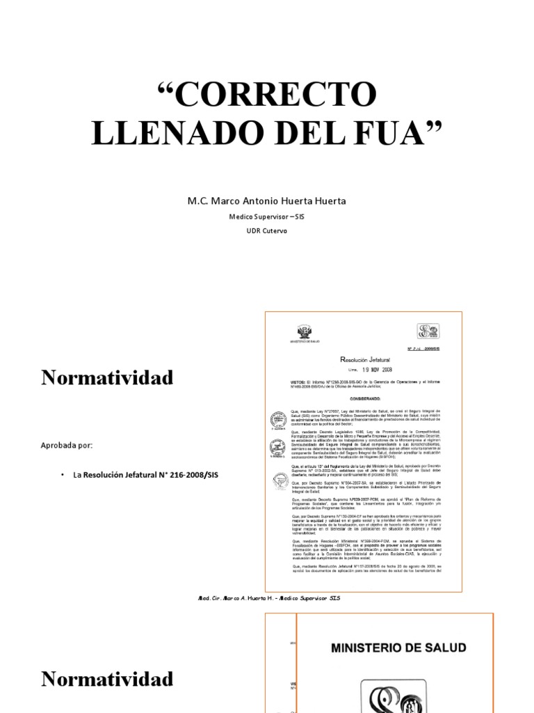 Correcto Llenado Del Fua | PDF | Vacunas | Economía de la Salud