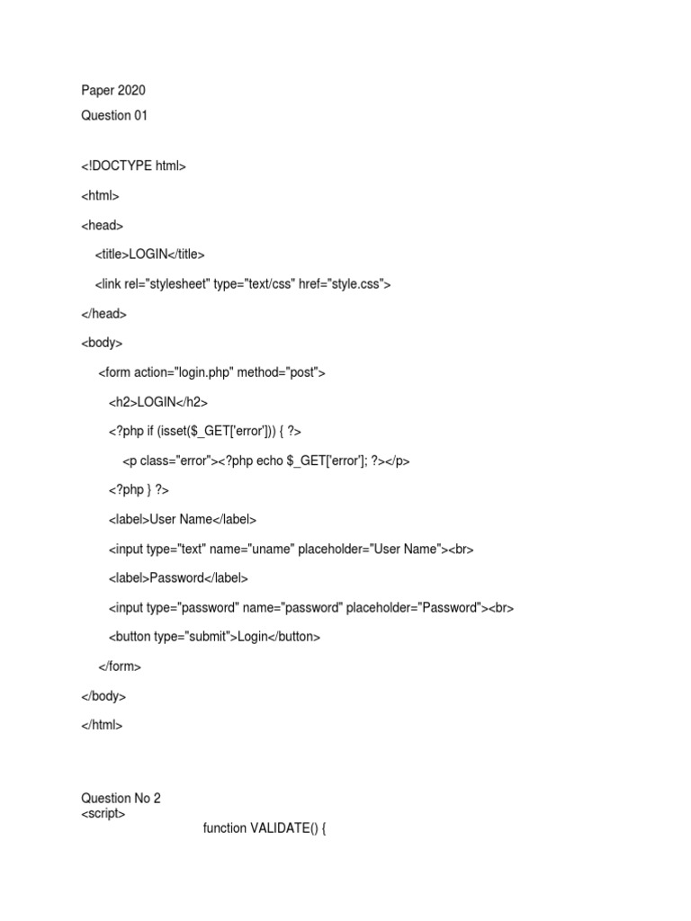 Web Solve Papers 2014 To 2020 Coding Questions Pdf Hypertext