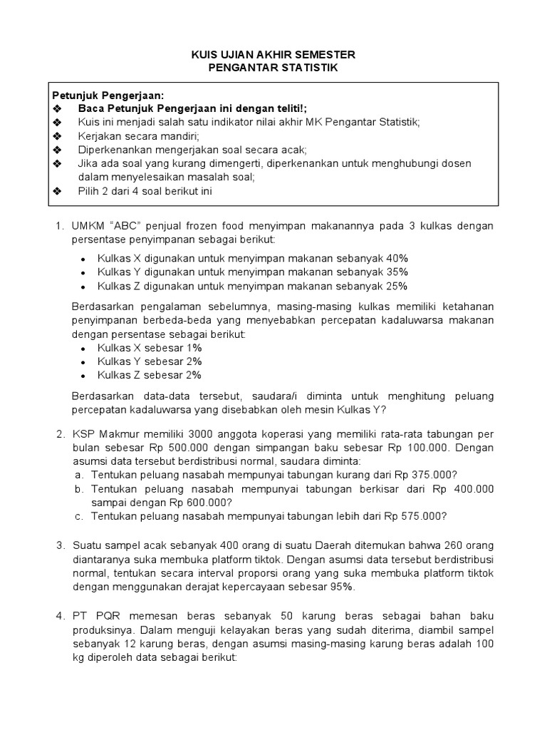 QUIZ UAS 2023 Tampilan | PDF