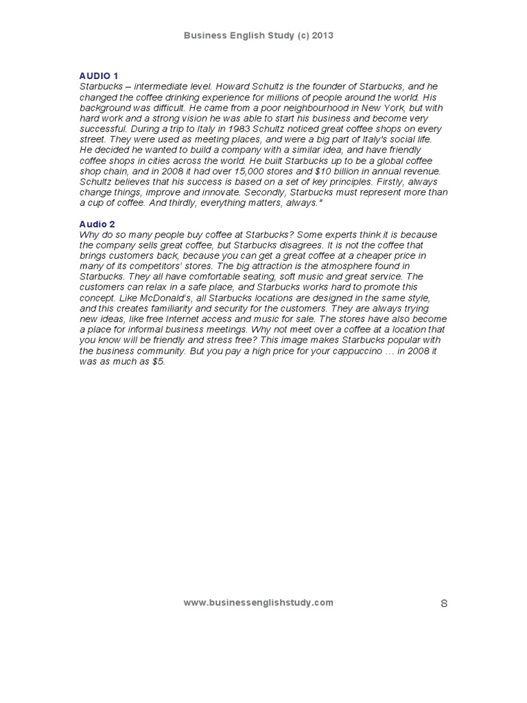 Starbucks Success: Business Model Insights | PDF | Cooking, Food & Wine