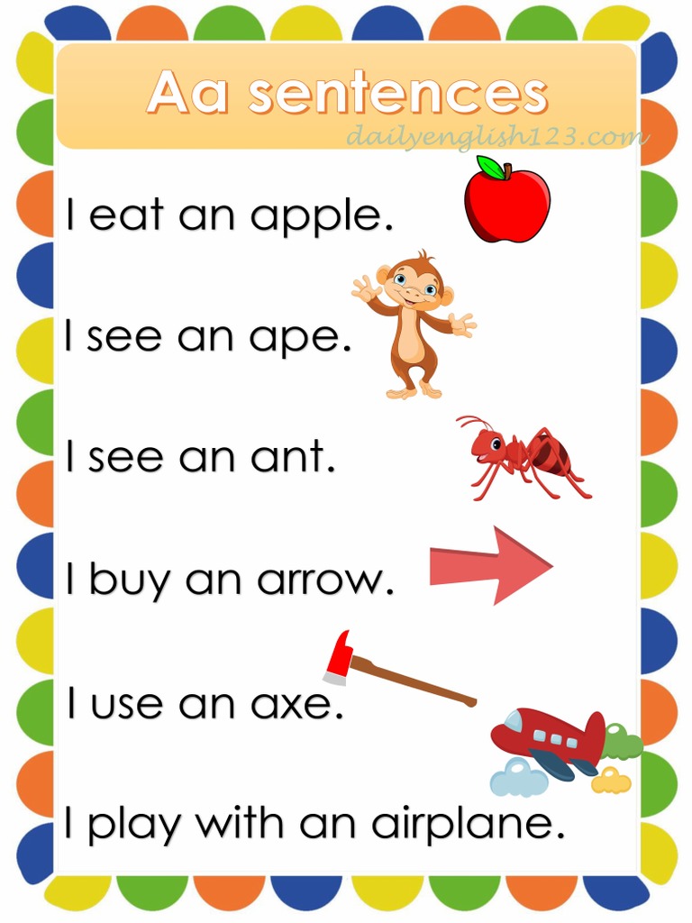 Alphabet Sentences 1 | PDF