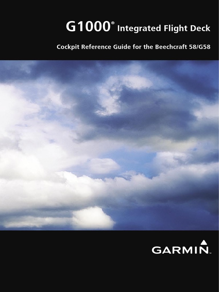 G1000 BeechcraftBaron58 G58 CockpitReferenceGuide 0508.10Non-WAASor0857 ...