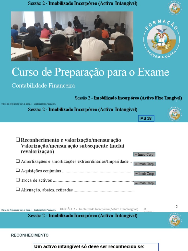 CPE - Sessão 2 - CF - Imob - Incorporeo Formador | PDF | Contabilidade | Patrimônio de marca ...