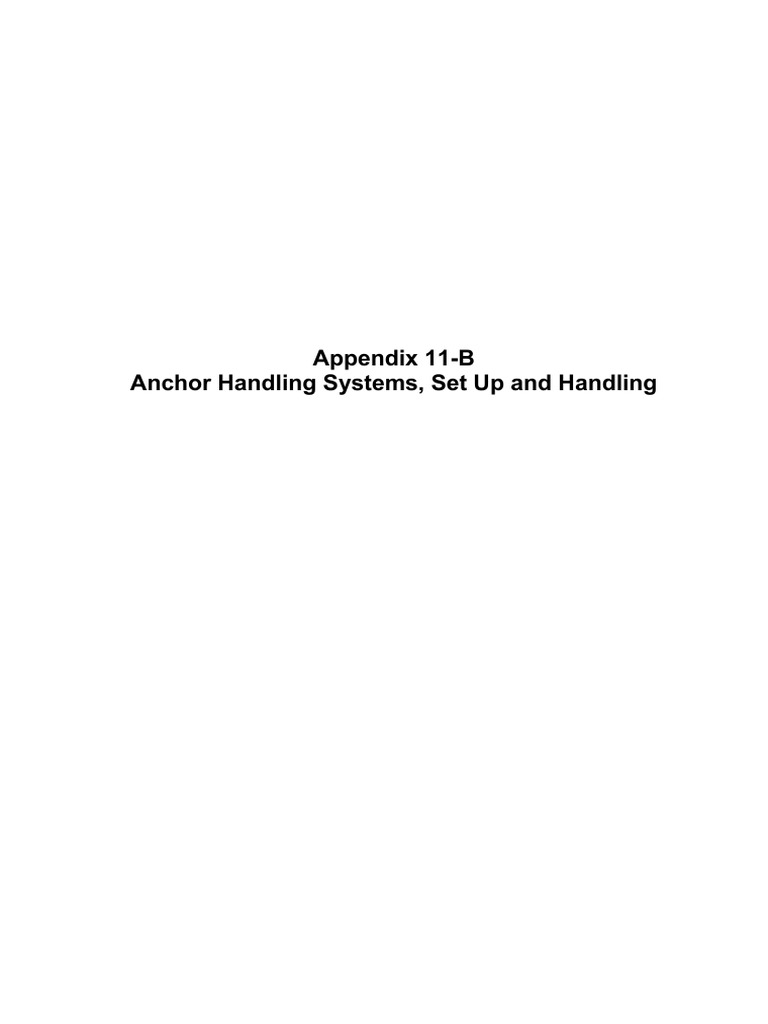 Pennant Buoy and Mooring Systems Guide | PDF | Anchor | Rope