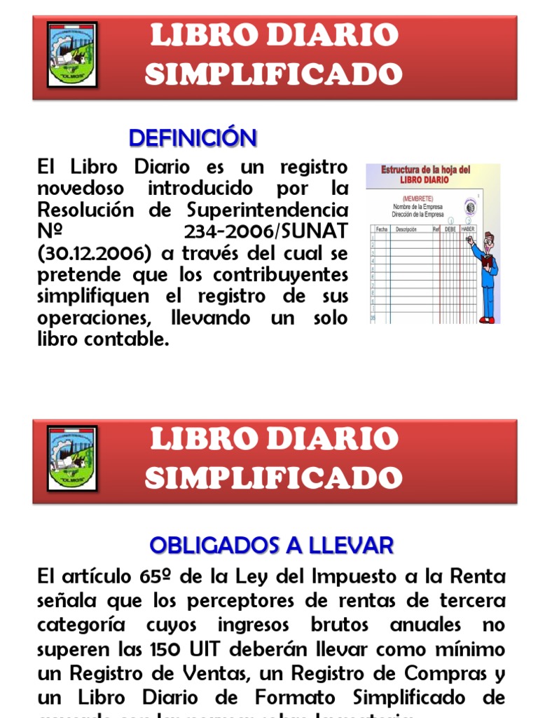 09 Libro Diario Simplificado | PDF